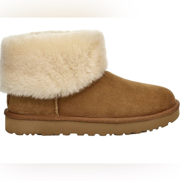UGG | Shoes | Ugg Classic Mini Fluff Chestnut Brown | Poshmark